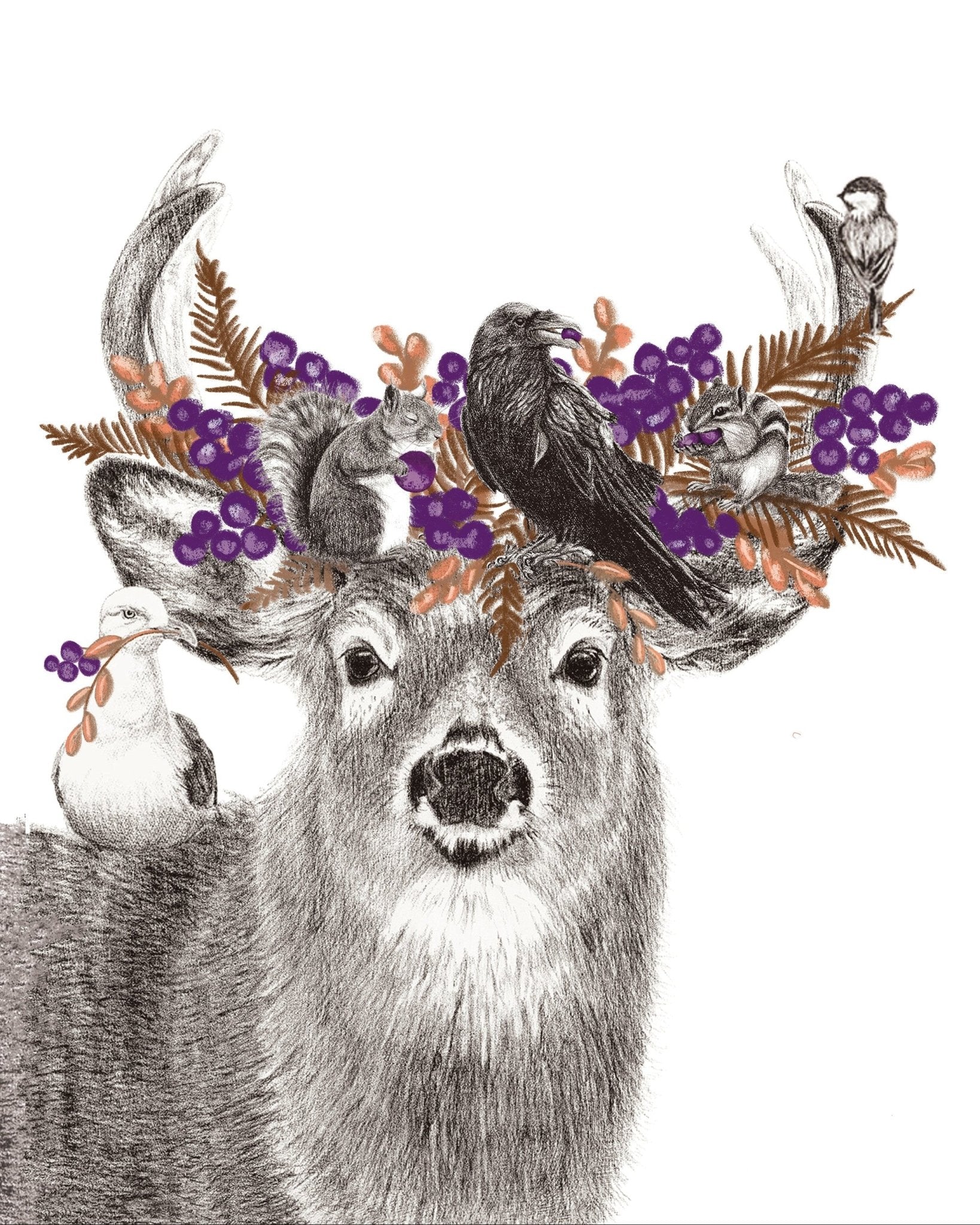 Fall Stag - limited edition - LE NID atelier